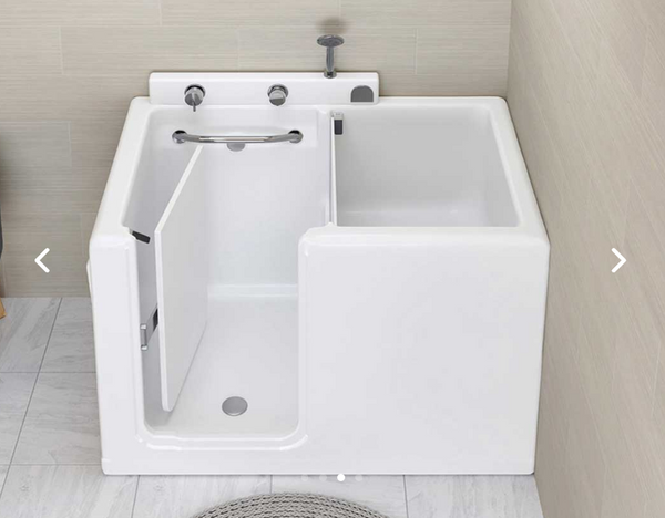 Venice Small Walk in Tub. 40 x 27 Inch Bath Tub. - Boundless Bath